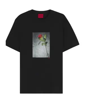 Hugo Boss Printed Shortsleeve Tshirt - Black