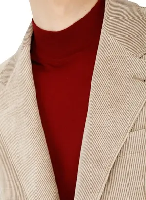 Brunello Cucinelli Long-sleeved Suit, Trousers, And Jacket