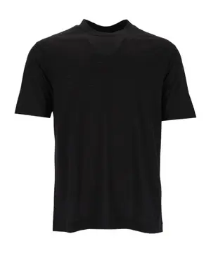 Emporio Armani Logo Short-sleeve T-shirt - Black