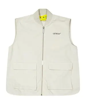Off-White Sleeveless Coat