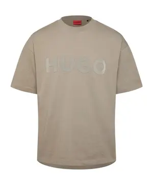 Hugo Boss Solidcolor Shortsleeve Tshirt - Brown