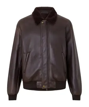Prada Genuineleather Bomber Jacket