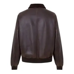 Prada Genuineleather Bomber Jacket