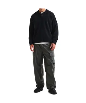 C.P. COMPANY Midweight Knit Polo Sweater