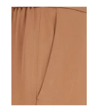 FORTE_FORTE Elasticated Waist Straight Leg Trousers