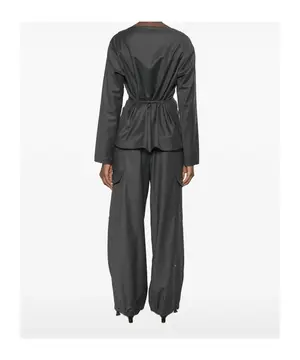 Barena Venezia Draped Neck Tiewaist Longsleeve Top