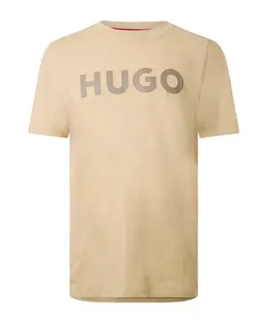 Hugo Boss Solidcolor Shortsleeve Tshirt - Beige