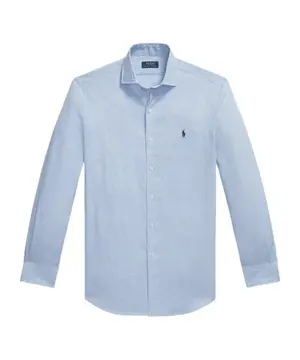 Polo Ralph Lauren Logo Embroidered Curved Hem Shirt