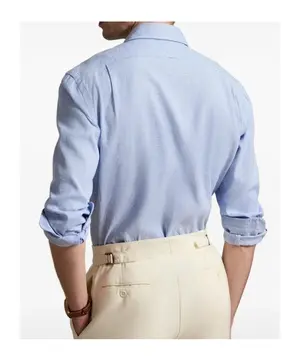 Polo Ralph Lauren Logo Embroidered Curved Hem Shirt