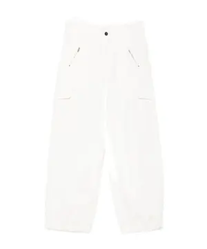 Barena Venezia Drawstringcuff Cargo Trousers - White