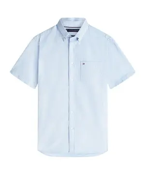 Tommy Hilfiger Lightweight Breathable Shortsleeve Shirt - Blue