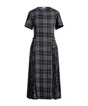 Burberry Plaid Ruched Dress
