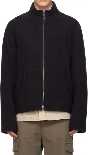 RIER Zip-up Jacket - Charcoal-grey