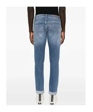 DONDUP Faded Whiskered Jeans