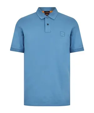 Hugo Boss Solid Color Polo Shirt - Blue