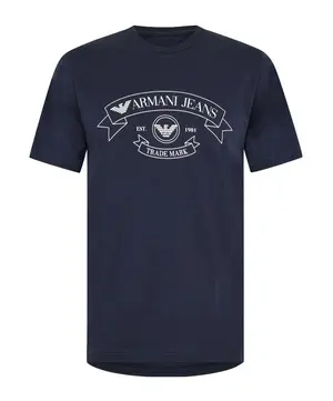 Emporio Armani Simple Tshirt - Black