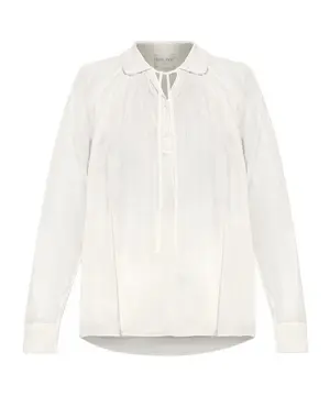 FORTE_FORTE Long-sleeved Top - White
