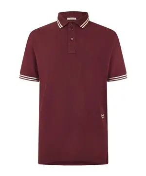 Moncler Shortsleeve Polo Shirt - Red