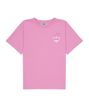 Moschino Sweet And Versatile Shortsleeve Top - Pink