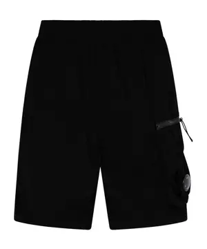 C.P. COMPANY Swim Shorts With Lens Detail - Black