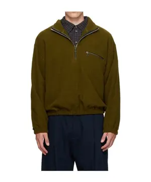 RIER Half-zip Pullover - Khaki