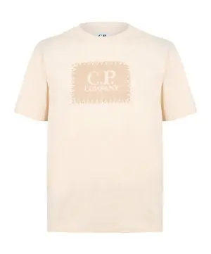 C.P. COMPANY Logo Regular Fit T-shirt - White