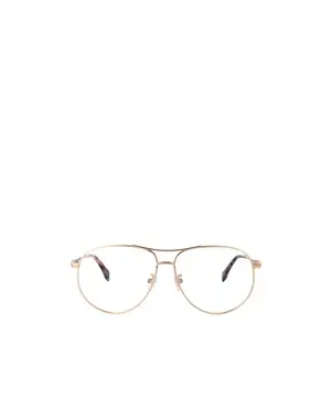 Fendi Aviator Frame Glasses - Gold