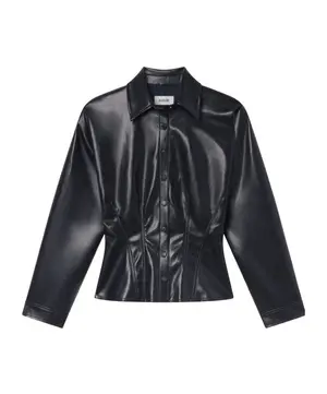 AGOLDE Devon Long Sleeved Shirt - Black