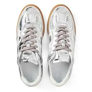 ALOHAS Minimalist Versatile Metallic Low-top Trainers - No