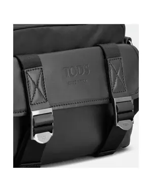 TOD'S Logo Embossed Mini Messenger Bag