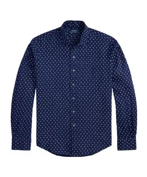 Polo Ralph Lauren Long Sleeve Patterned Shirt - Blue