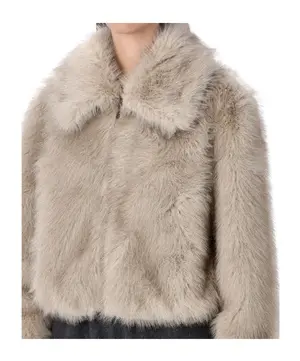 THE FRANKIE SHOP Faux Fur Coat