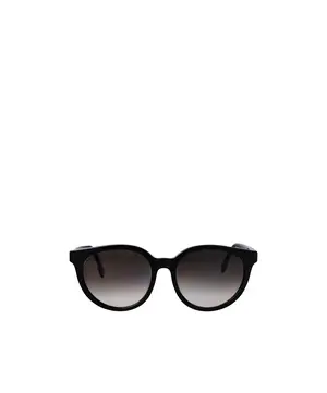 Fendi Forever Round Frame Sunglasses With Letter Logo