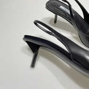 Prada Slingback High-heeled Sandals
