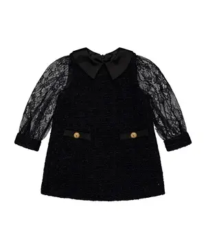 Balmain Crewneck Longsleeve Top - Black