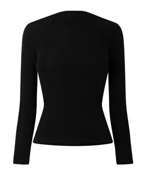 Cult Gaia Vayda Long Sleeve T-shirt With Chain Detail