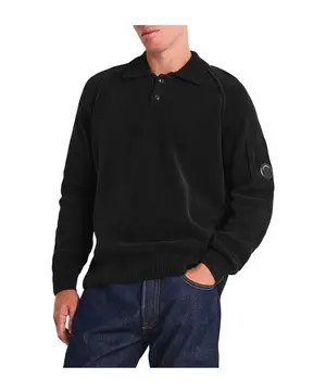 C.P. COMPANY Solid Color Polo Shirt