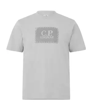 C.P. COMPANY Block Logo Regular Fit T-shirt - No