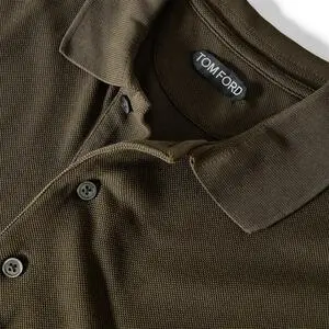 TOM FORD Solid Color Polo Shirt