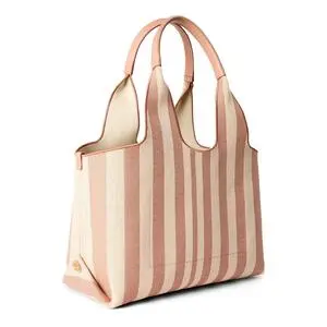 Chloé Striped Canvas Tote Bag