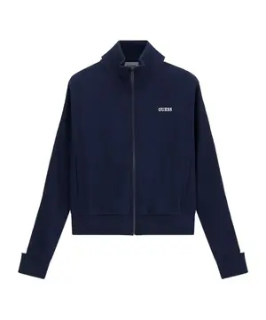 Guess High Neck Zip-up Sports Top