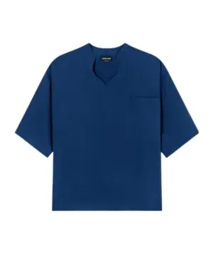 Giorgio Armani Loose Blouse In Technical Cady