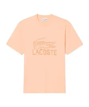 Lacoste Slimfit Simple Tshirt - Nude