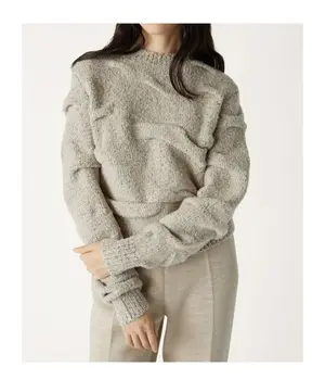 Loro Piana Crewneck Knit Sweater With Textured Detailing