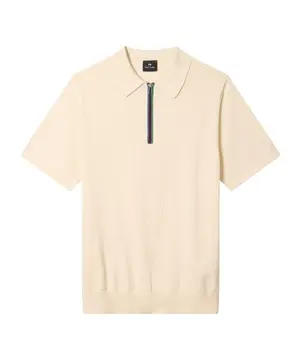 Paul Smith Shortsleeve Polo Shirt - White