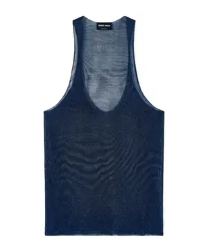 Giorgio Armani Viscose Lurex Top