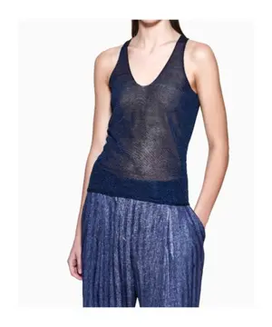Giorgio Armani Viscose Lurex Top
