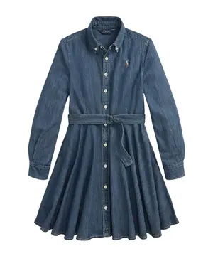 Polo Ralph Lauren Denim Shirt Dress With Belt