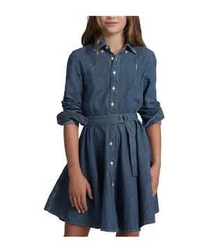 Polo Ralph Lauren Denim Shirt Dress With Belt