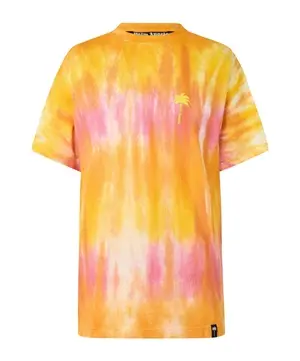 Palm Angels Vibrant Tiedye Tshirt - Yellow